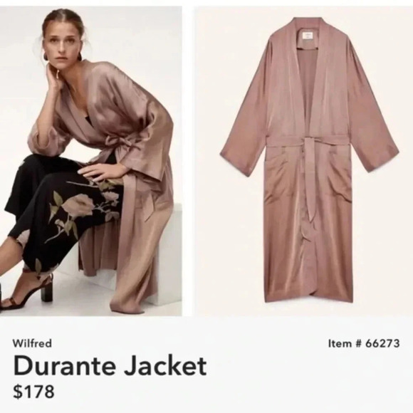 Aritzia | Jackets & Coats | Wilfred Aritzia Durante Duster Jacket ...